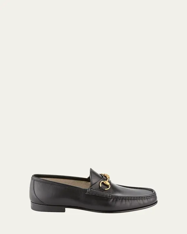 Gucci Horsebit 1953 Leather Loafers - Black