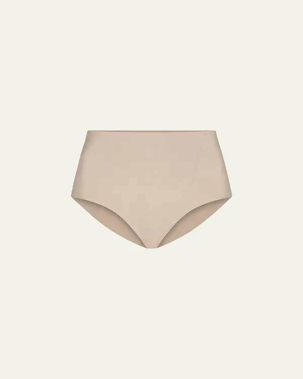 Commando Zone Smoothing High-rise Stretch Briefs - Tnu-beige
