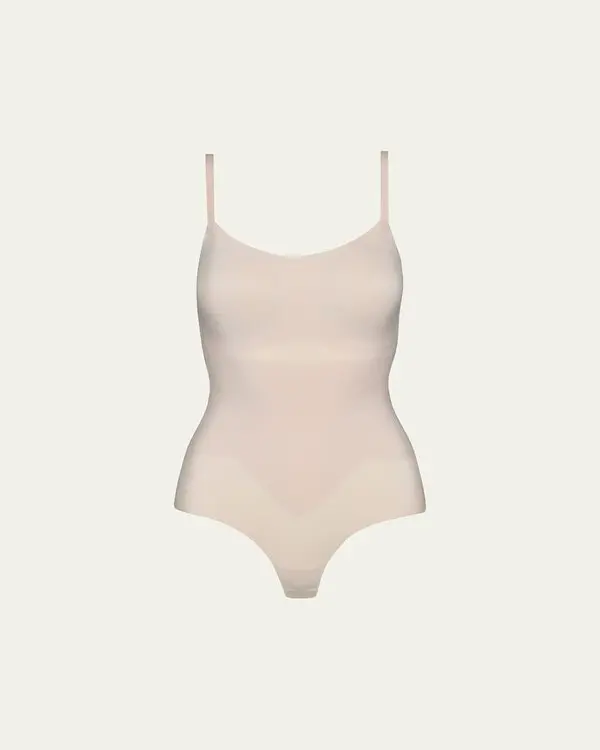 Commando Zone Smoothing Scoop-neck Bodysuit - Tnu-beige