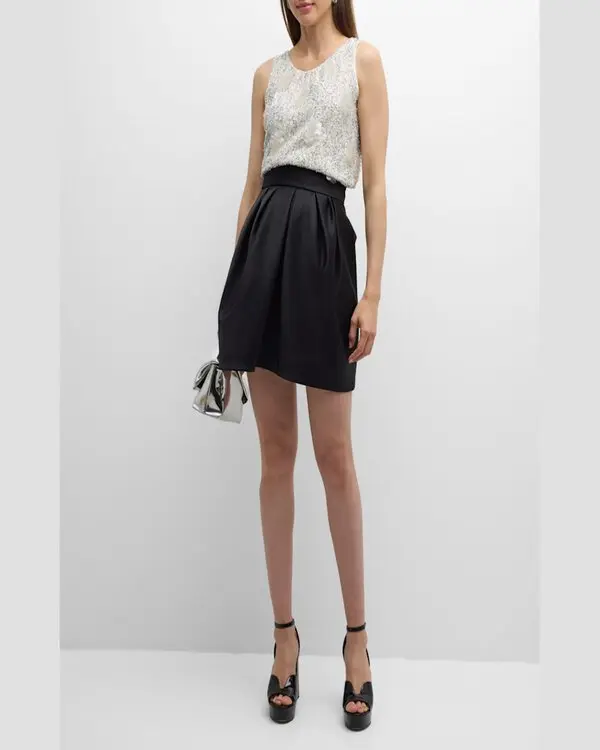 Dice Kayek Polka-dot Sequin Embellished Top