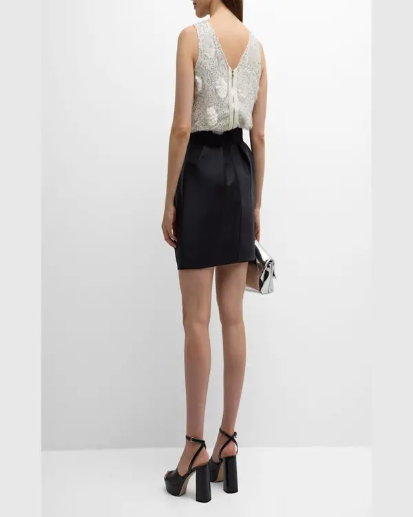 Dice Kayek Polka-dot Sequin Embellished Top