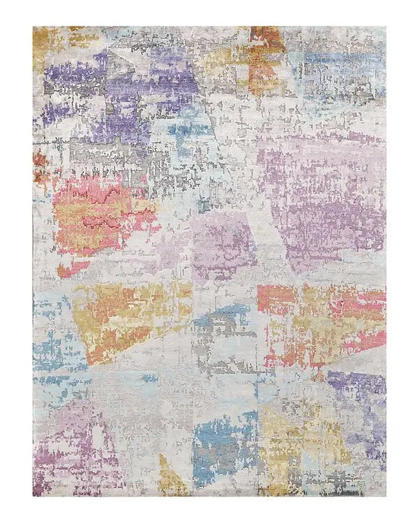 EXQUISITE RUGS Floor Art 5501 Area Rug, 8' X 10 - Blue/ivory