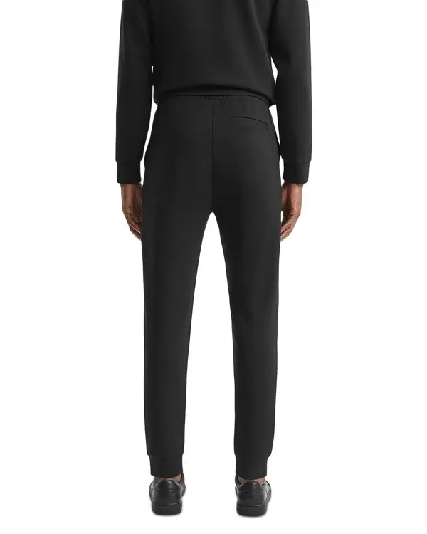 REISS Premier Interlock Drawstring Pants - Black