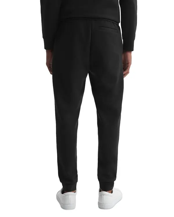 REISS Premier Interlock Drawstring Pants - Black