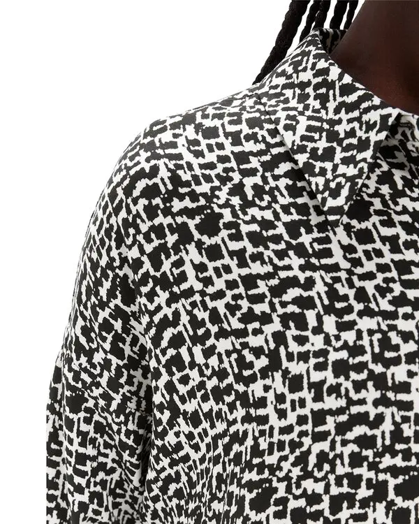 Whistles Helena Scratch Print Dress