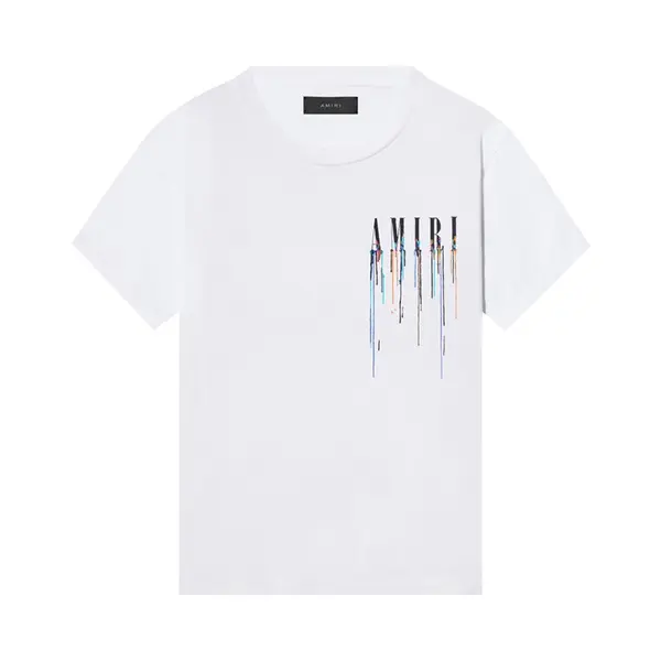 Amiri Paint Drip Core Logo Tee - White