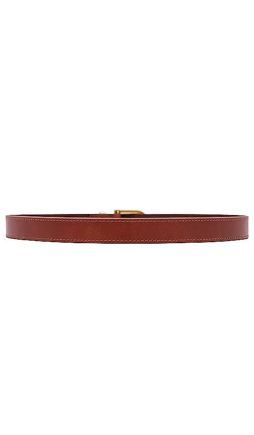 FRAME Simple Art Deco Belt In Cognac
