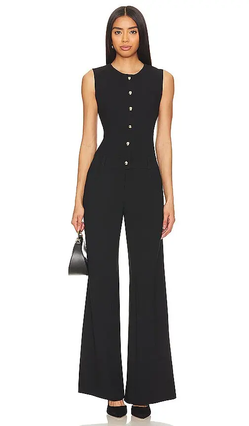 Amanda Uprichard X Tori Jumpsuit - Black
