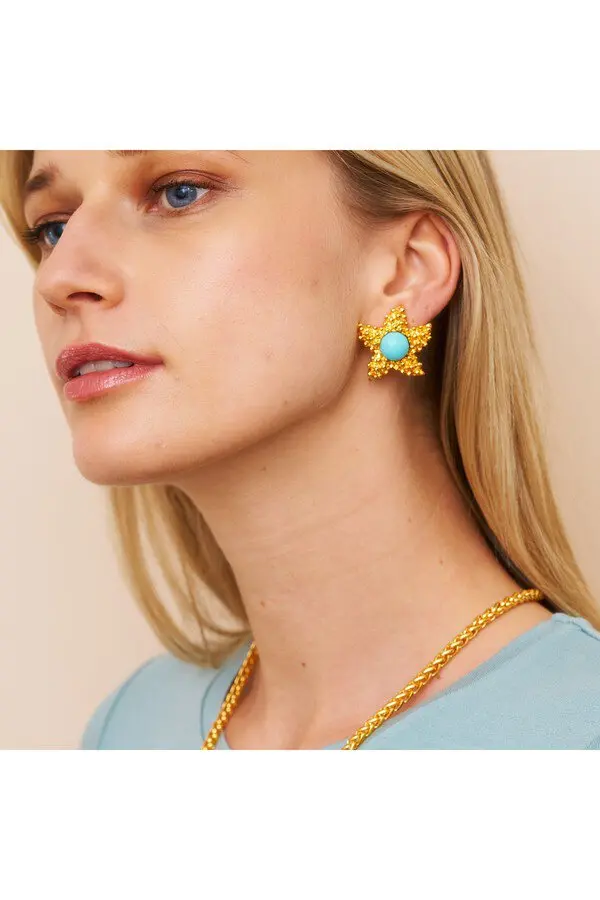 KENNETH JAY LANE Starfish Clip Earrings