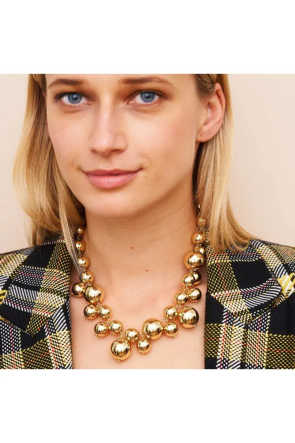 KENNETH JAY LANE Polished Bead Necklace