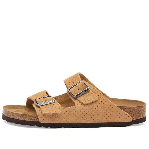 BIRKENSTOCK Arizona Embossed Suede Sandals