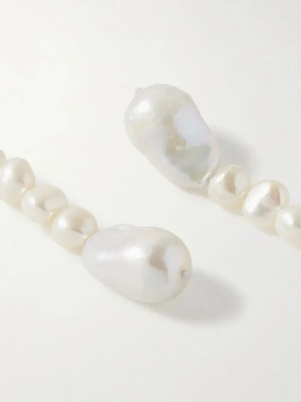 Agmes Emmanuel Recycled Pearl Drop Earrings