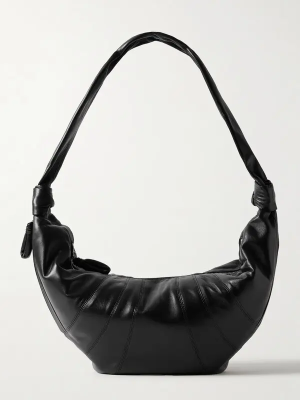 LEMAIRE Croissant Large Leather Shoulder Bag