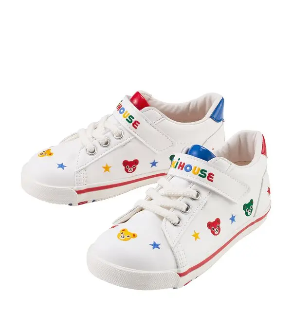 MIKI HOUSE Logo-strap Sneakers