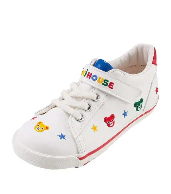MIKI HOUSE Logo-strap Sneakers