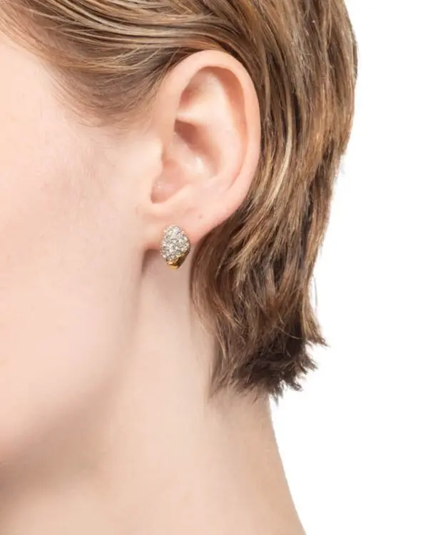 Alexis Bittar Solanales Crystal Pebble Stud Earrings