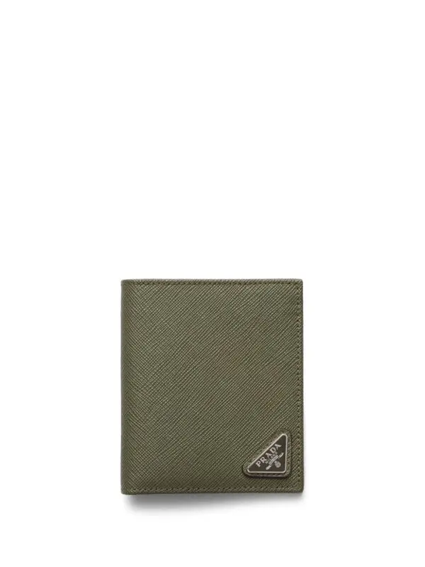 Prada Saffiano-leather Logo-plaque Wallet