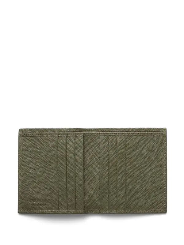 Prada Saffiano-leather Logo-plaque Wallet