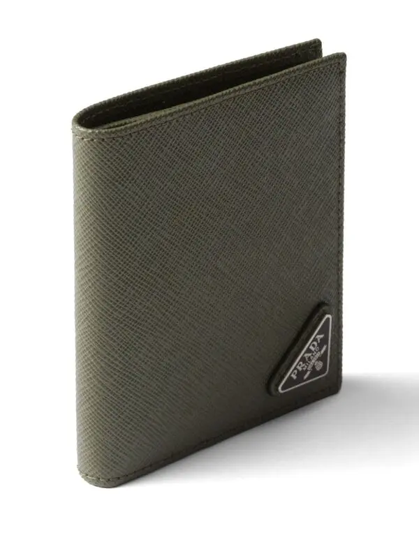 Prada Saffiano-leather Logo-plaque Wallet
