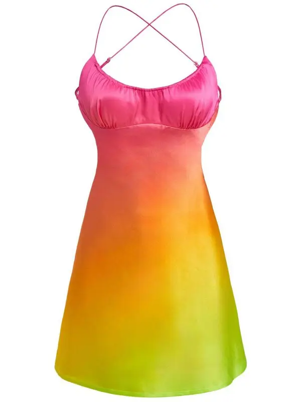 Retrofete Josefine Gradient-print Minidress