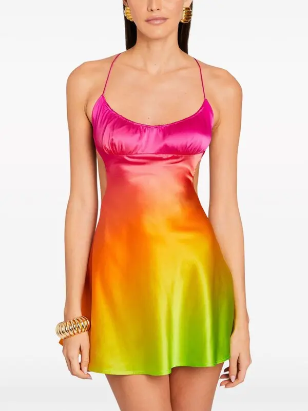 Retrofete Josefine Gradient-print Minidress