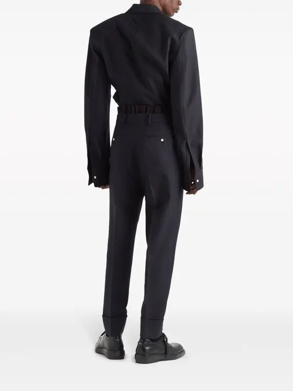 Prada Wool Tailored Trousers