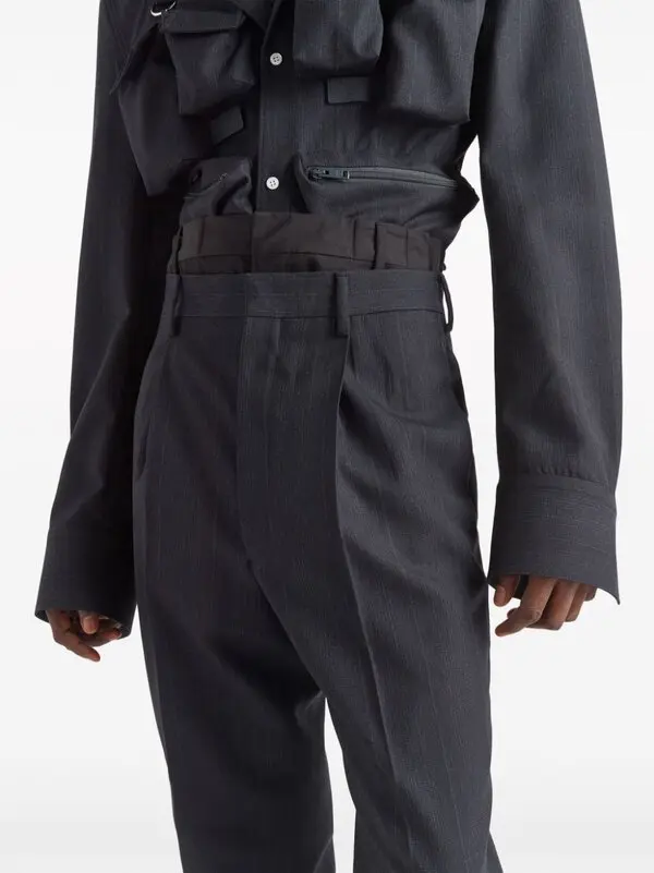 Prada Wool Tailored Trousers