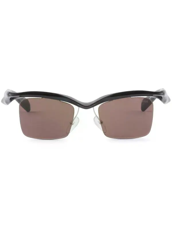 Prada Geometric Sunglasses - Black