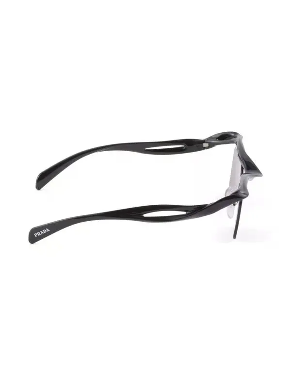 Prada Geometric Sunglasses - Black