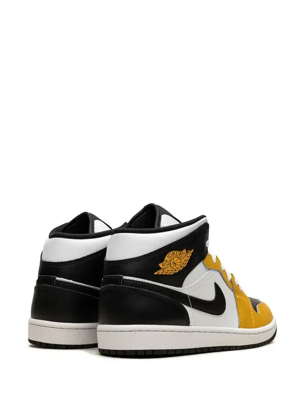 JORDAN Air 1 Mid Ochre Sneakers - Yellow