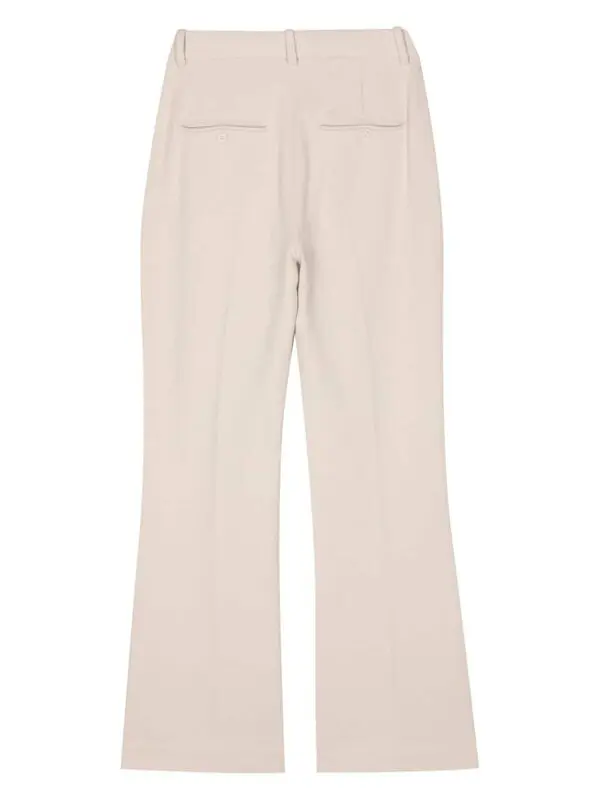 CIRCOLO 1901 Pressed-crease Wide-leg Trousers