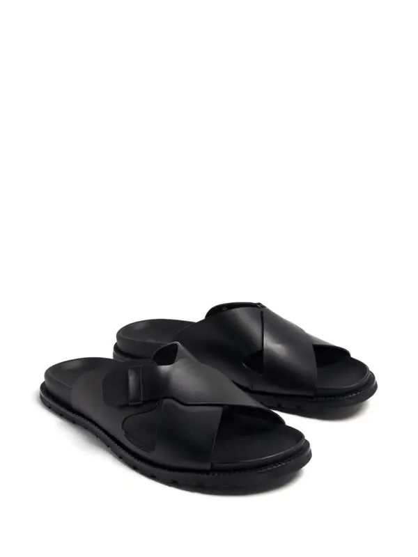 BARRETT Criss-cross Leather Slides