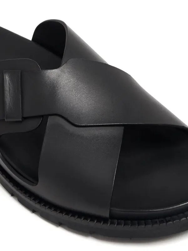 BARRETT Criss-cross Leather Slides