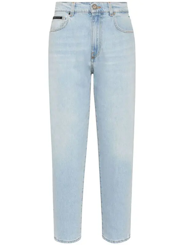 Philipp Plein High-rise Straight-leg Jeans
