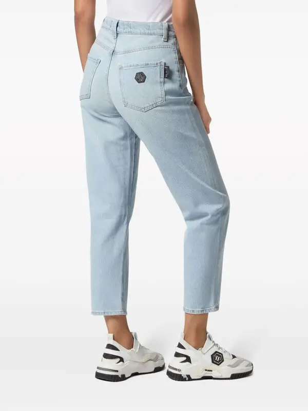 Philipp Plein High-rise Straight-leg Jeans