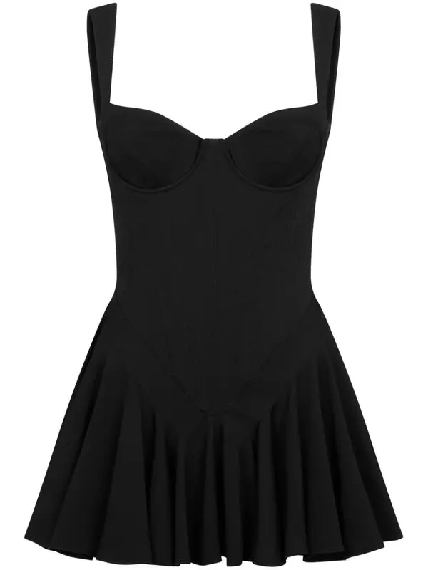 Dsquared2 Bustier-style A-line Minidress
