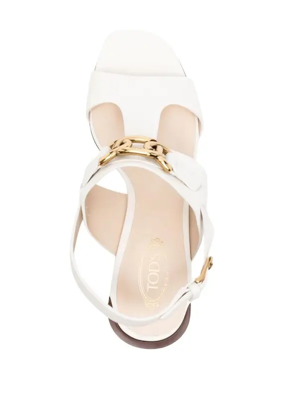 TOD'S Kate 75mm Leather Sandals