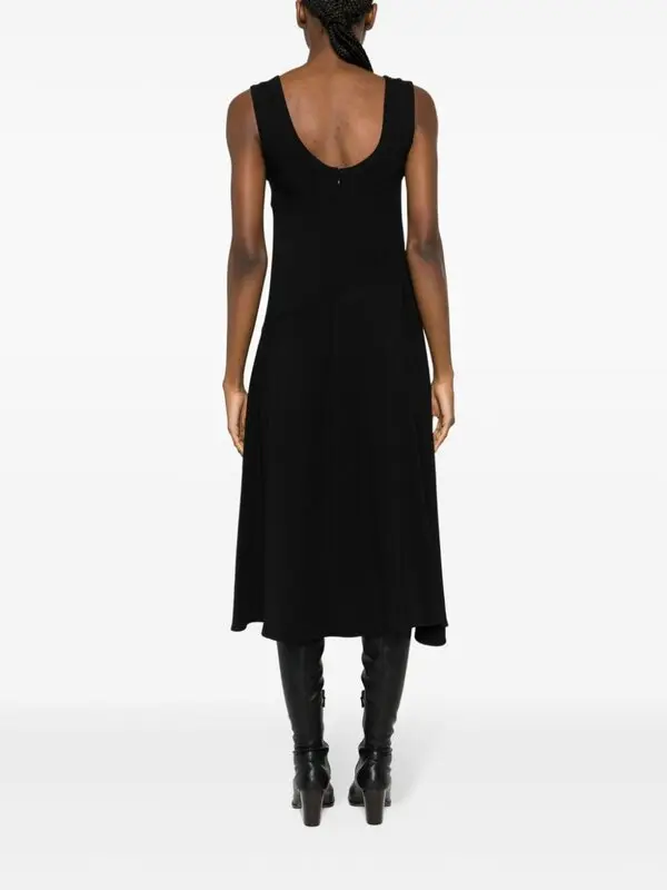 JIL SANDER Scoop-neck Midi Dress