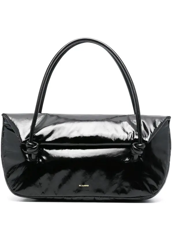 JIL SANDER Patent Leather Tote
