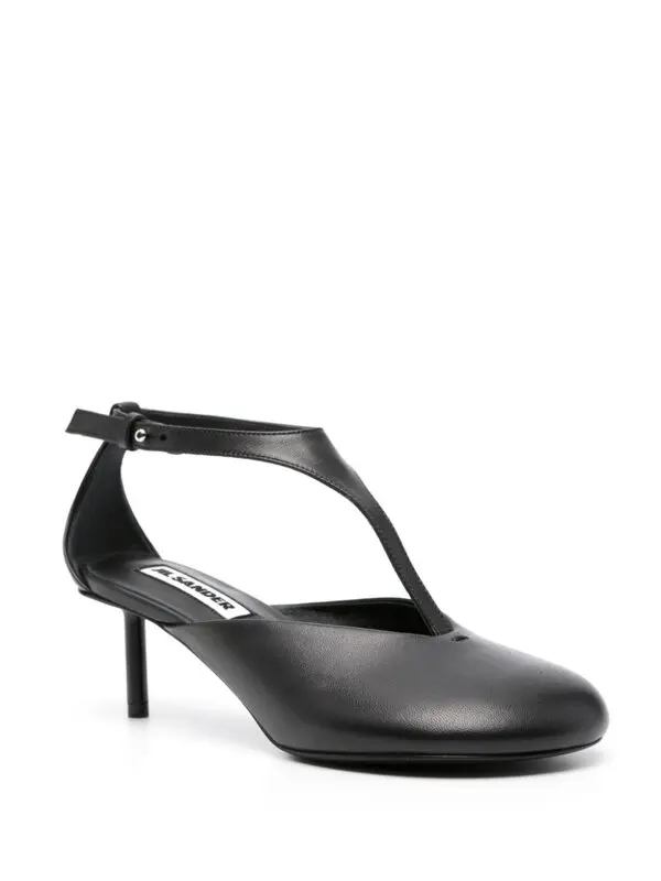 JIL SANDER 65mm Leather Pumps