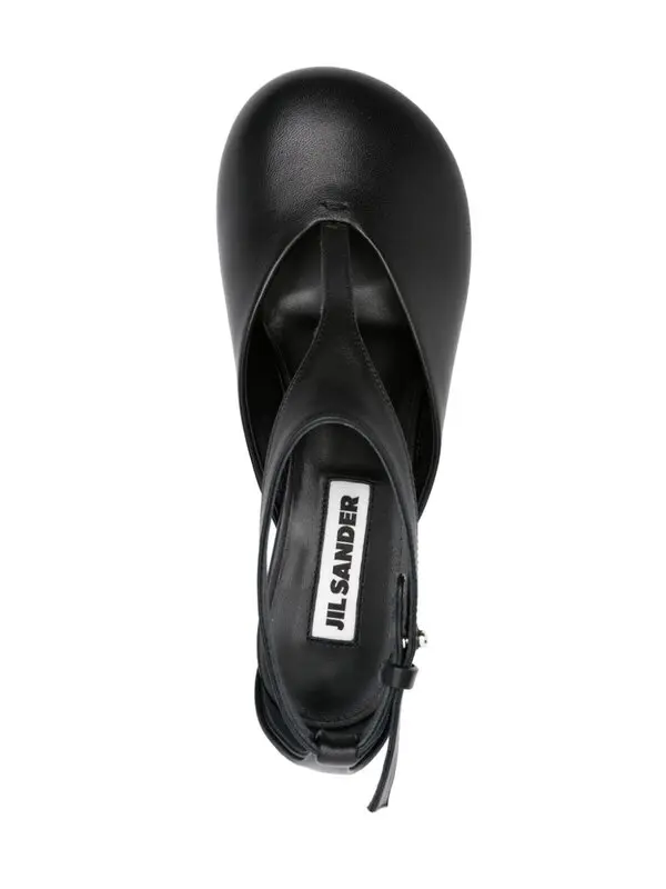JIL SANDER 65mm Leather Pumps