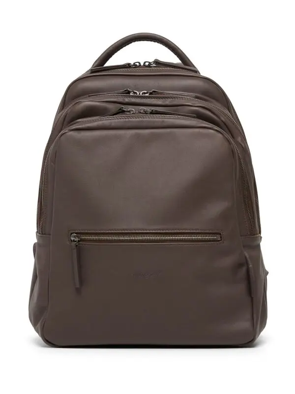 Marsèll Triparto Leather Backpack - Brown