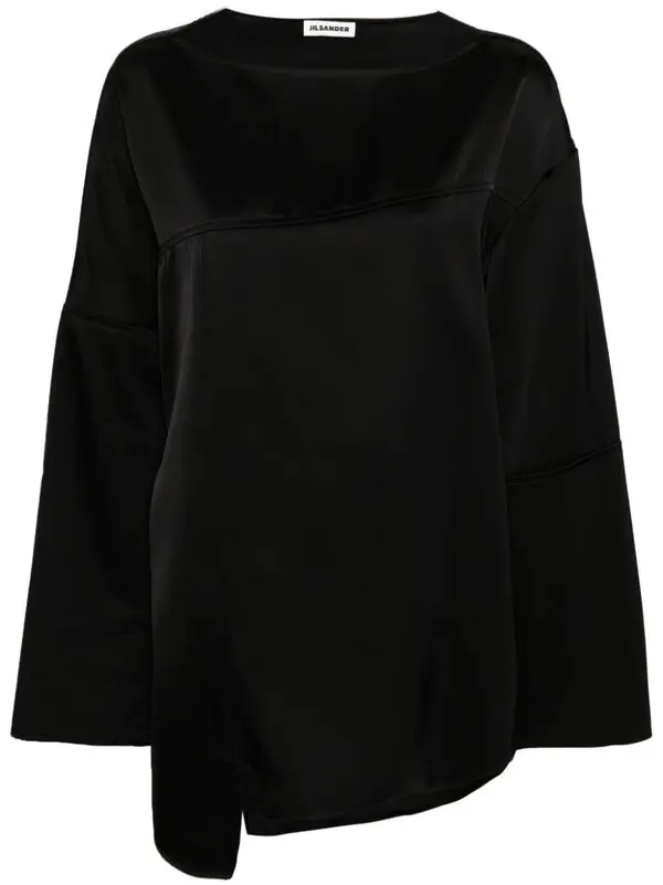 JIL SANDER Long-sleeve Panelled Shirt