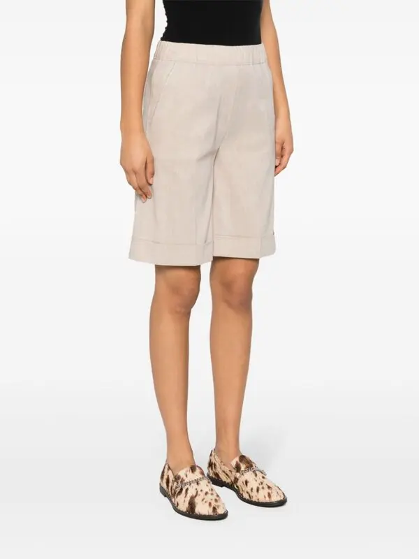 D.exterior Tailored Shorts - Neutrals