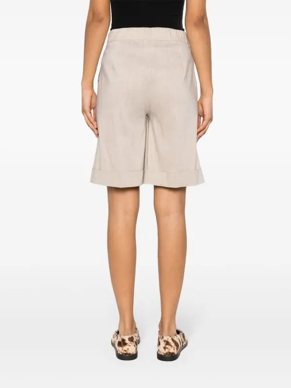 D.exterior Tailored Shorts - Neutrals