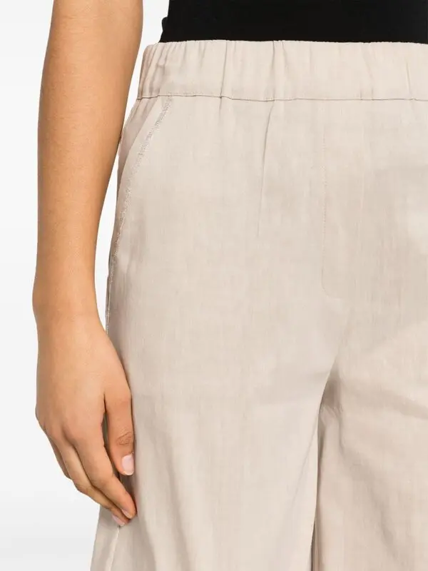 D.exterior Tailored Shorts - Neutrals