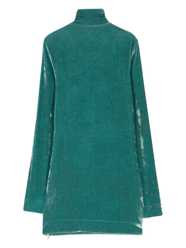 JIL SANDER Crushed-velvet Top