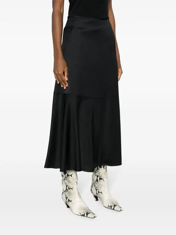 JIL SANDER High-waisted Panelled Midi Skirt