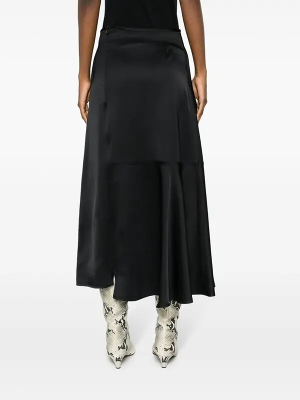 JIL SANDER High-waisted Panelled Midi Skirt