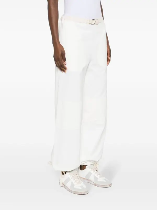 JIL SANDER Belted Cotton Trousers